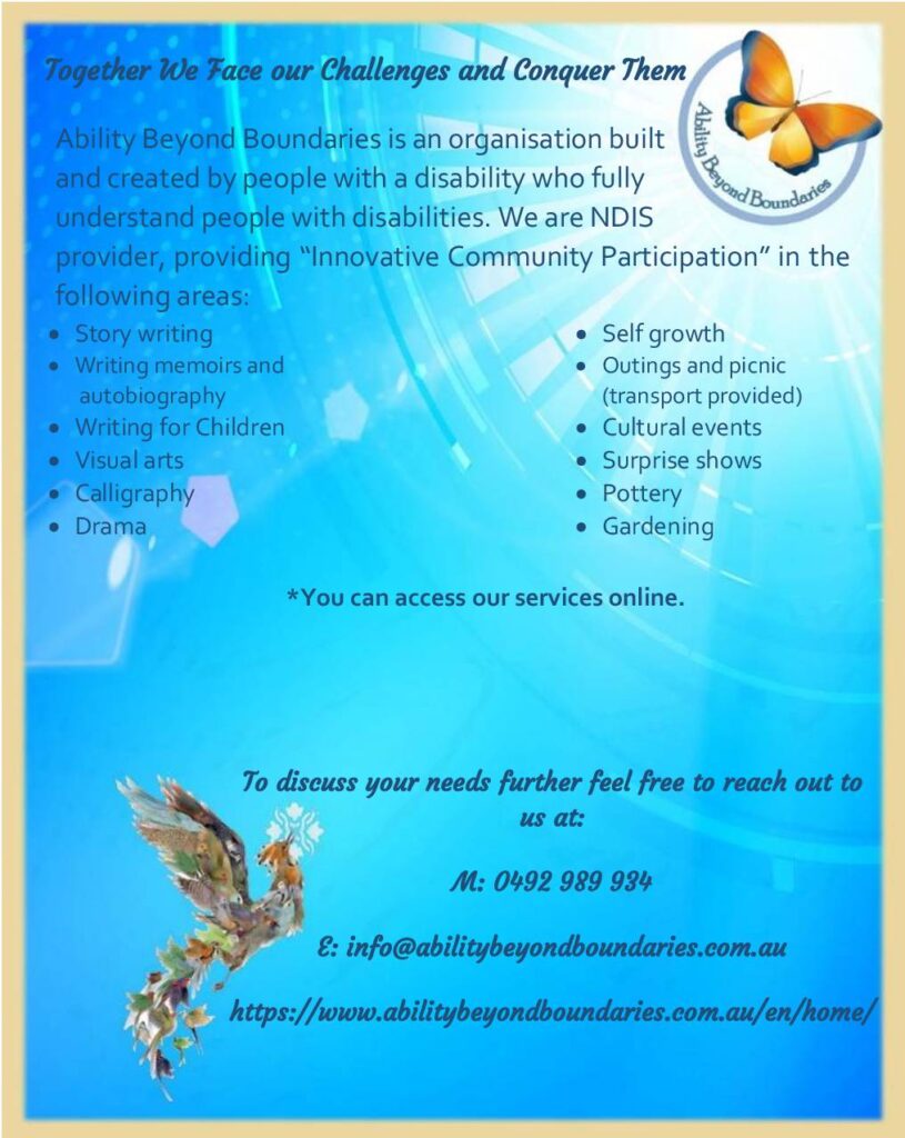 Ability Beyond Boundaries is NDIS provider – Ability Beyond Boundaries