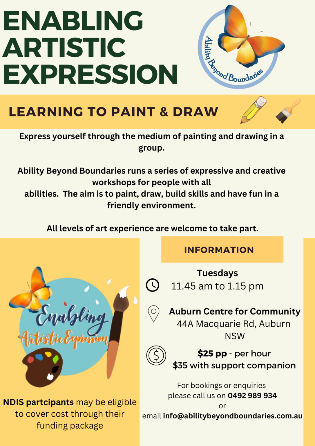 Enabling Artistic Expression – Ability Beyond Boundaries