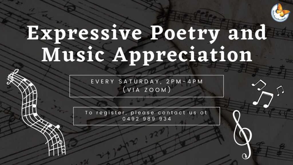 Expressive Poetry and Music Appreciation Next Meeting: 3 Jun 2023 ...